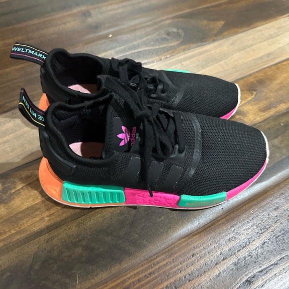 adidas | Shoes | Adidas Nmd R Shock Pink Orange Black | Poshmark